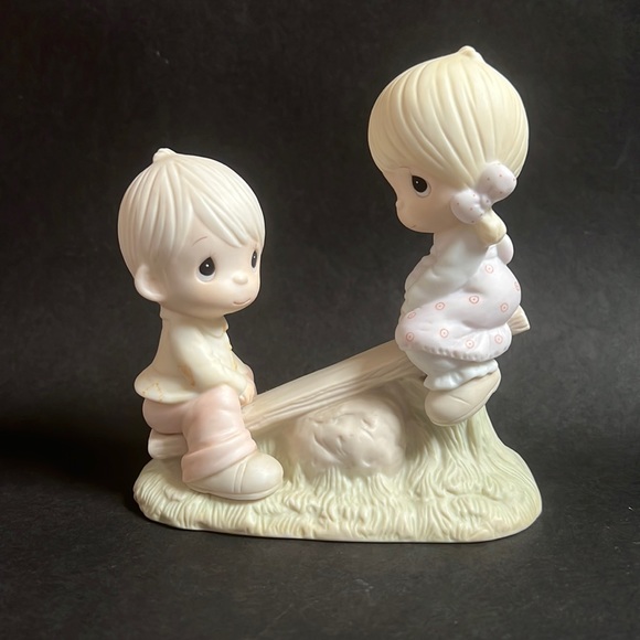 Precious Moments | Art | Rare Precious Moments Love Lifted Me Figurine | Poshmark